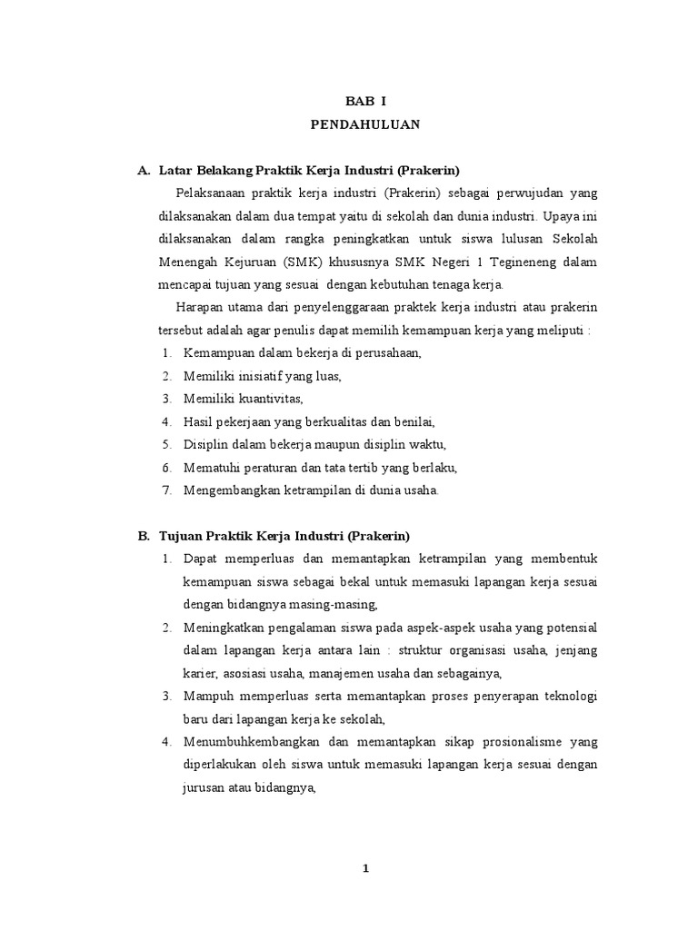 LAPORAN PKL M. Aditya | PDF