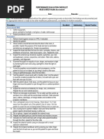 Suctioning Checklist | PDF | Breathing | Clinical Medicine