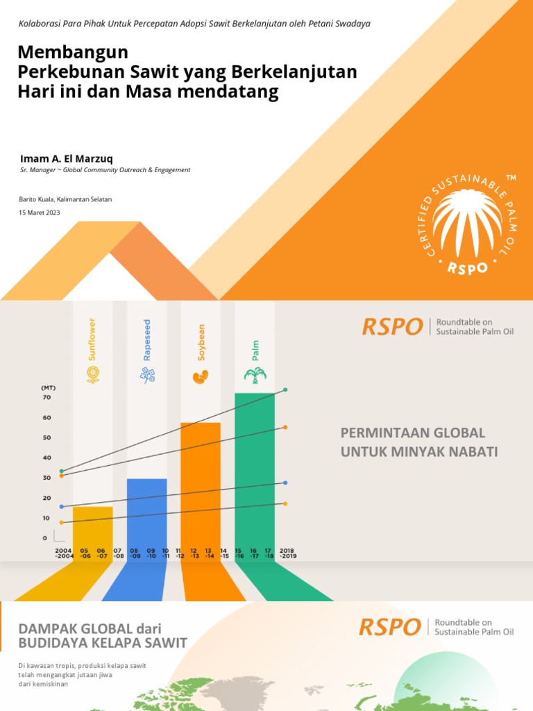 RSPO - Sawit Berkelanjutan - FORTASBI - 150323 - Vext | PDF