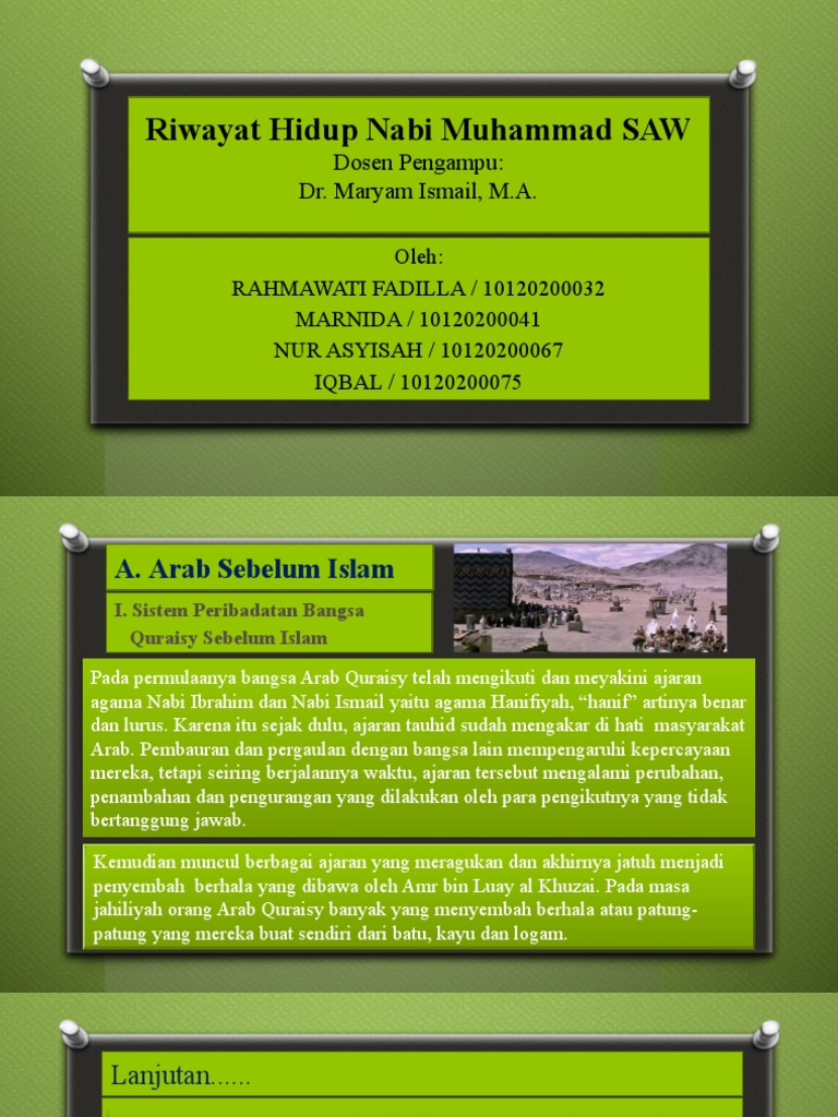 Riwayat Hidup Nabi Muhammad SAW | PDF