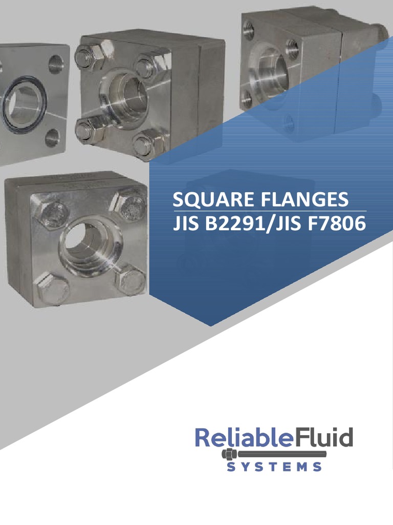 JIS B2291 Square Flanges Overview | PDF