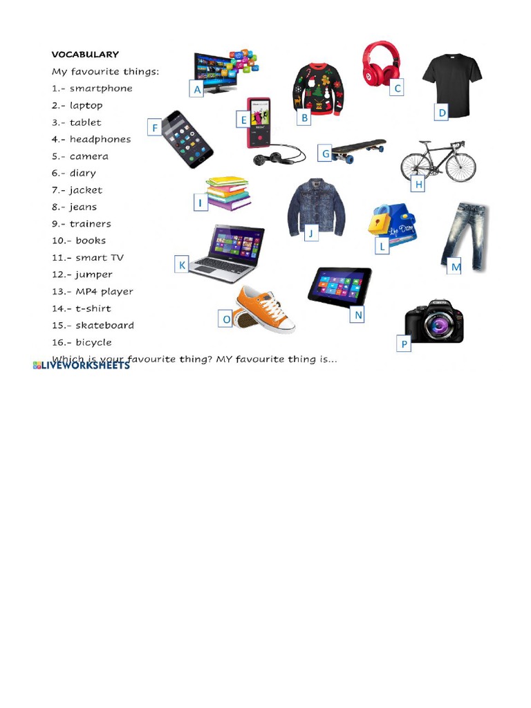 Lesson 1 Worksheet Belongings | PDF