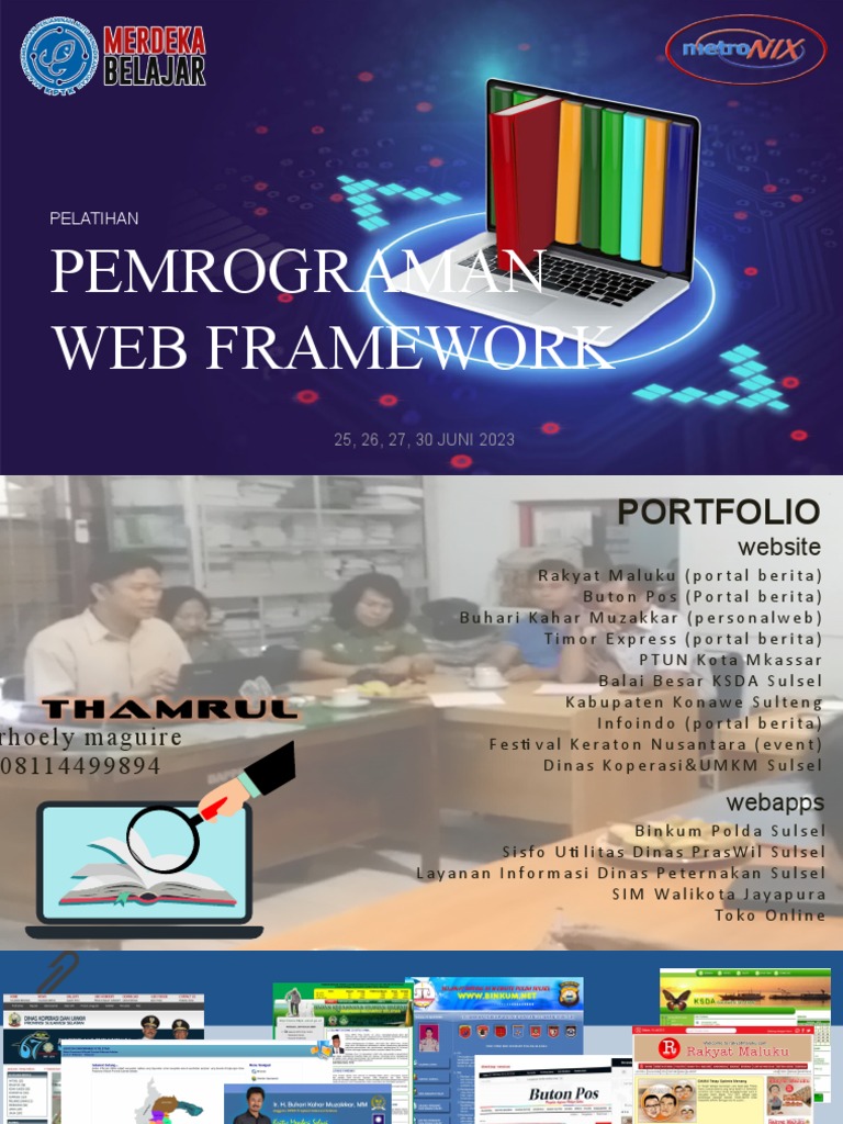 Pemrograman Web Framework - I | PDF