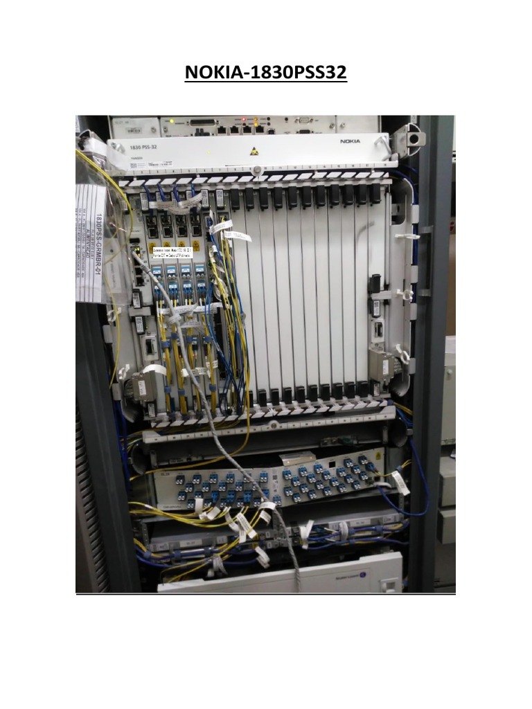 Configuração do Nokia 1830PSS32 | PDF