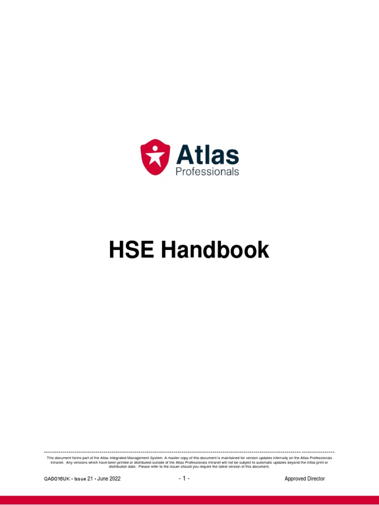 HSE Handbook English Version | PDF | Personal Protective Equipment ...