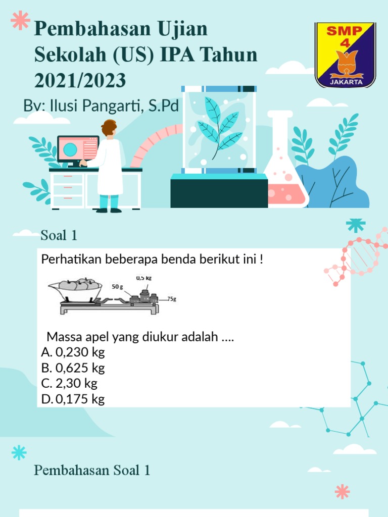 Pembahasan US IPA Tahun 2021-2022 | PDF
