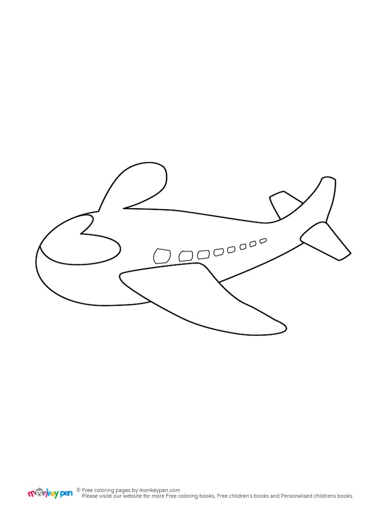 02 Aeroplane Toy Colouring Picture | PDF