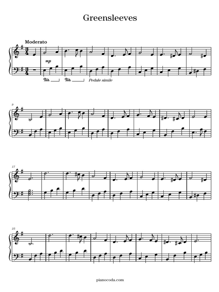 Greensleeves | PDF