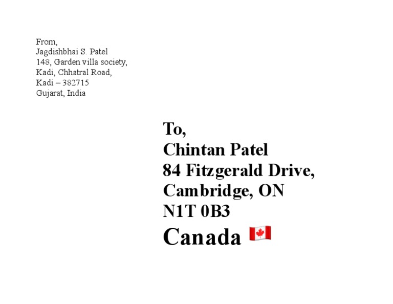 Bag Address Label | PDF