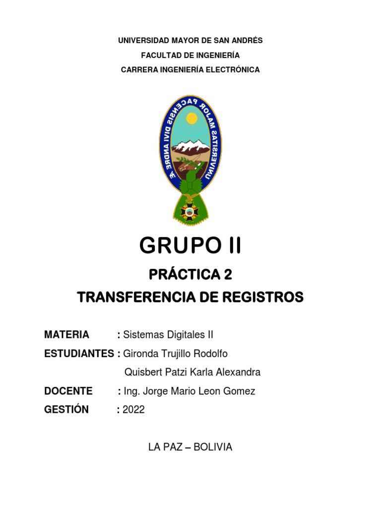 Etn821 Grupo II Pratica 2 | PDF | Electrónica | Informática