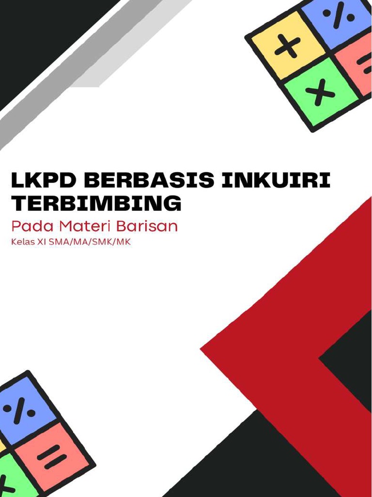 LKPD Berbasis Inkuiri Terbimbing Materi Barisan Kelas XI | PDF | Karier & Perkembangan | Metode ...