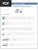 English Alphabet Writing Practice Book PDF | PDF