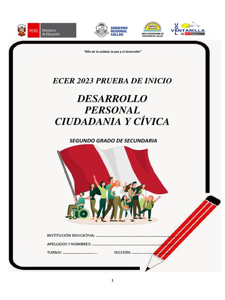 DPCC-PRUEBA ECER Inicio 2023 Último | PDF