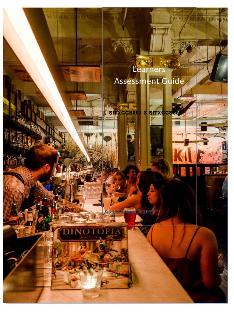 Ass4 SITXCCS007 - SITXCCS008 Assessment 4 T1 2022 | PDF | Food And ...