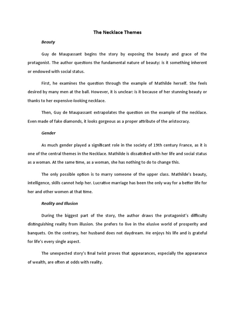 Themes The Necklace Themes-1 | PDF