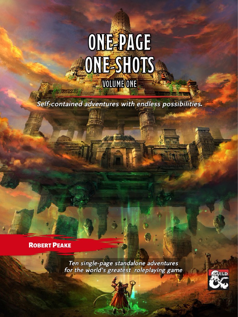 One Page One-Shots Volume 1 | Download Free PDF | Dungeons & Dragons | Role Playing Games
