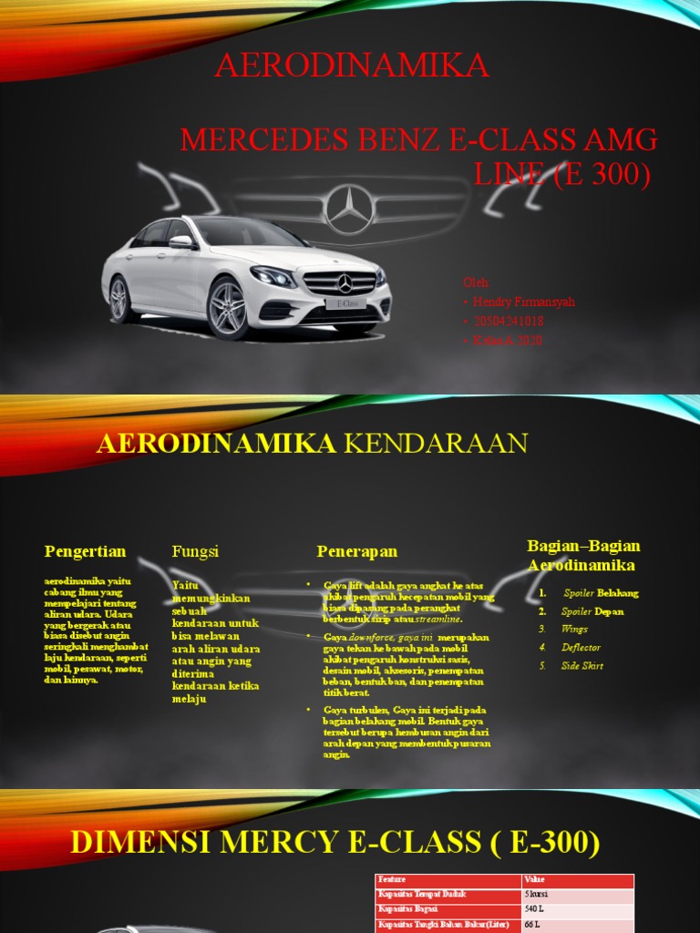 A - 20504241018 - Hendry Firmansyah - Aerodinamika Eclass | PDF