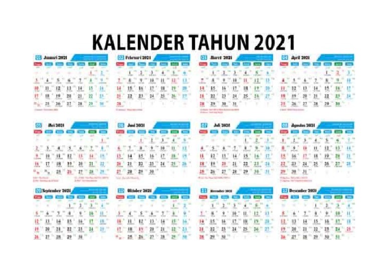 Kalender 2021 | PDF