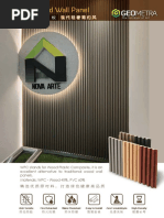 WPC Wall Panel of BAIJAX | PDF | Civil Engineering | Secondary Sector Of The Economy