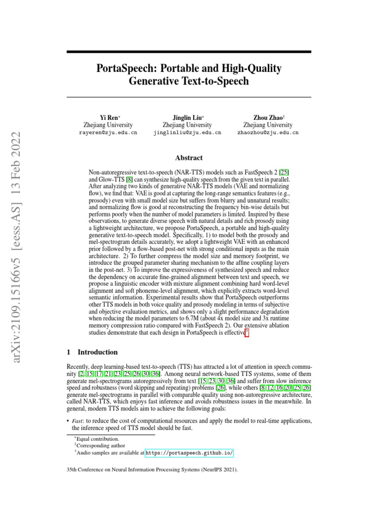 Portable and High-Quality | PDF