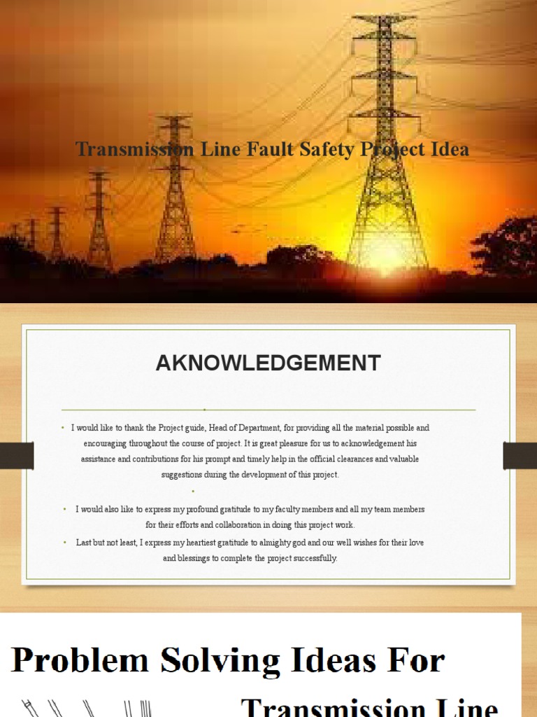 Tr. Line Fault | Download Free PDF | Relay | Electric Power Transmission
