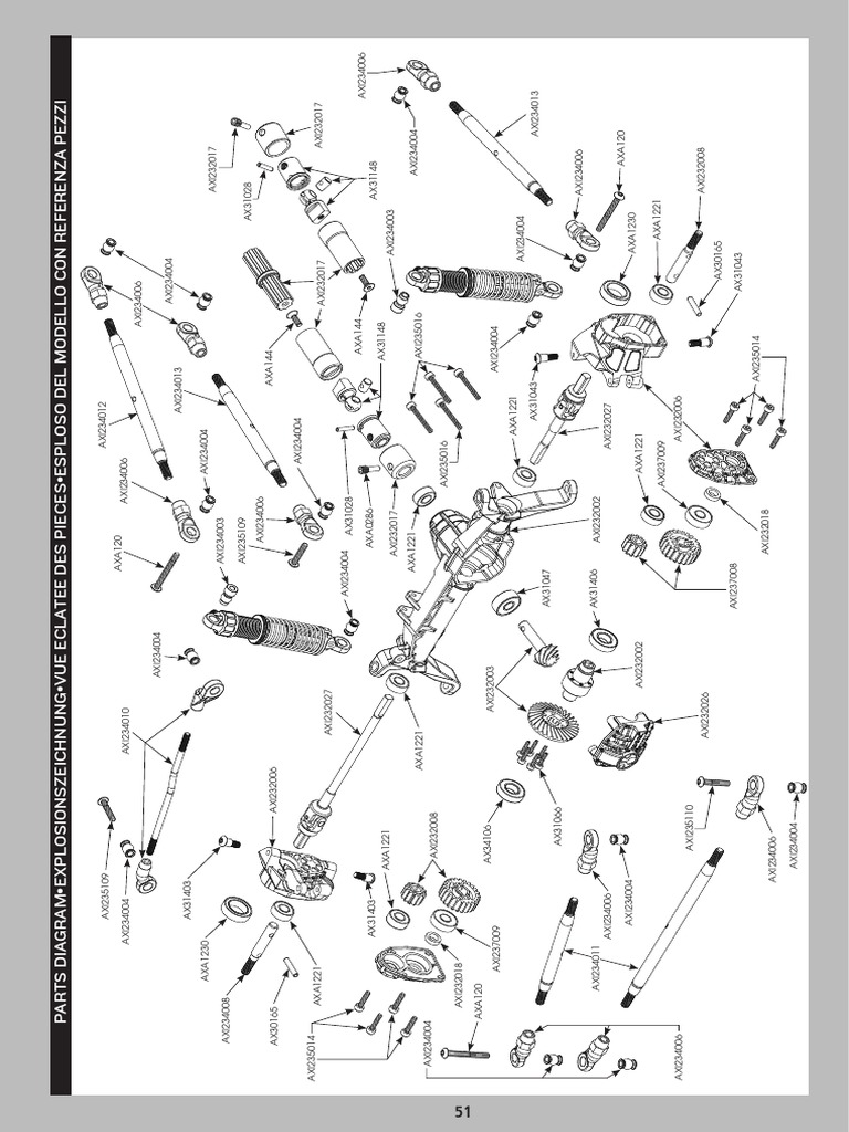 AXI03007-Parts List and Exploded View-ML | PDF | Machines | Machining