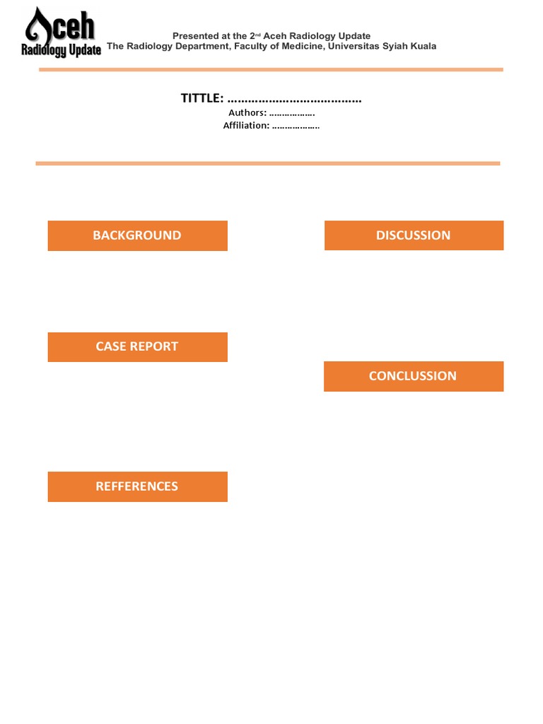 Template E-Poster (Case Report) | PDF