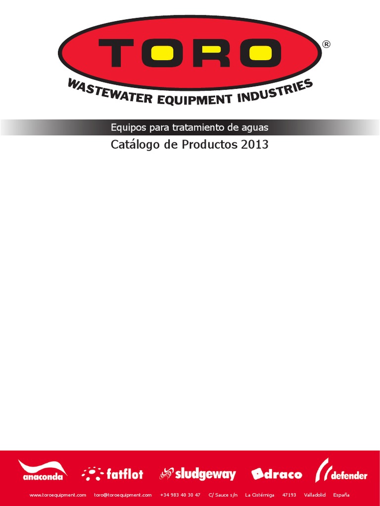 Toro Equipment Catálogo General de Productos | PDF