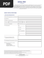 OM Foundation Application Form | PDF | Nonprofit Organization