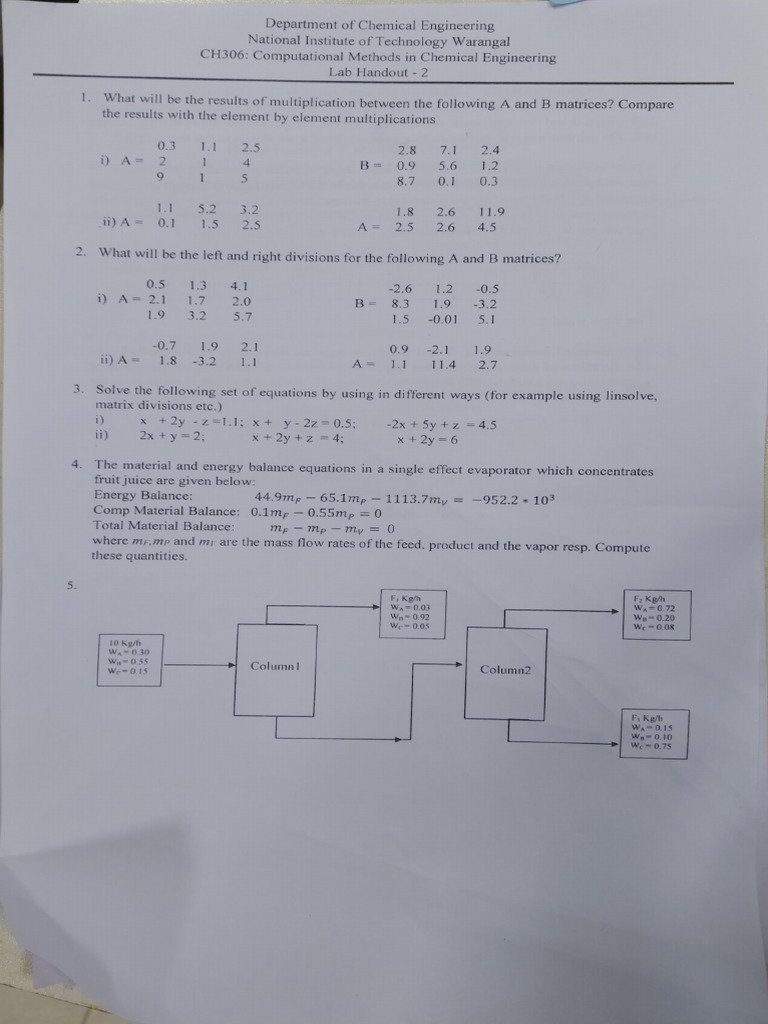 Matlab Exercises | PDF