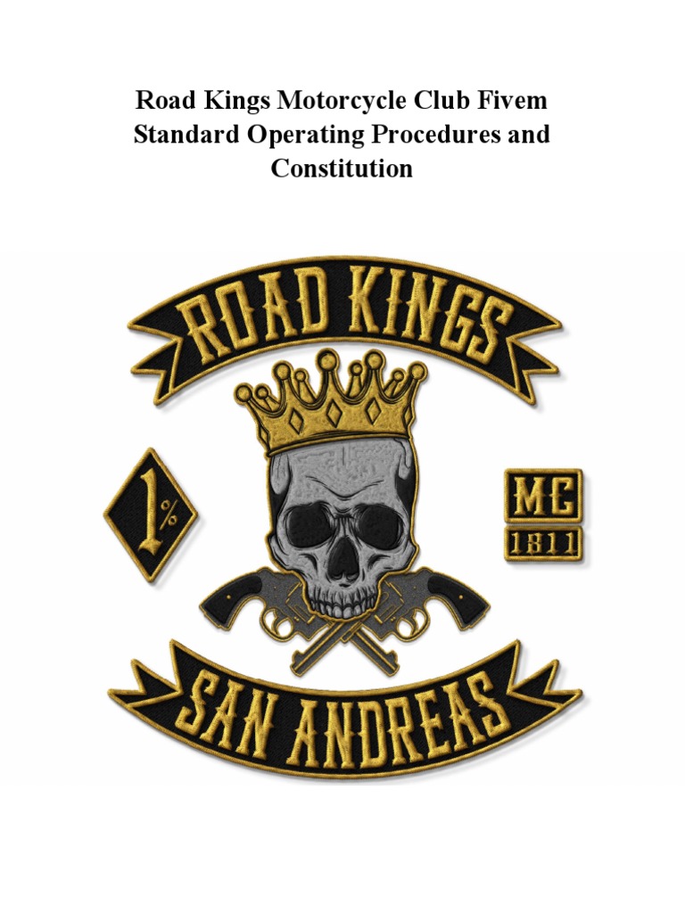 Road Kings Motorcycle Club SOPs | PDF