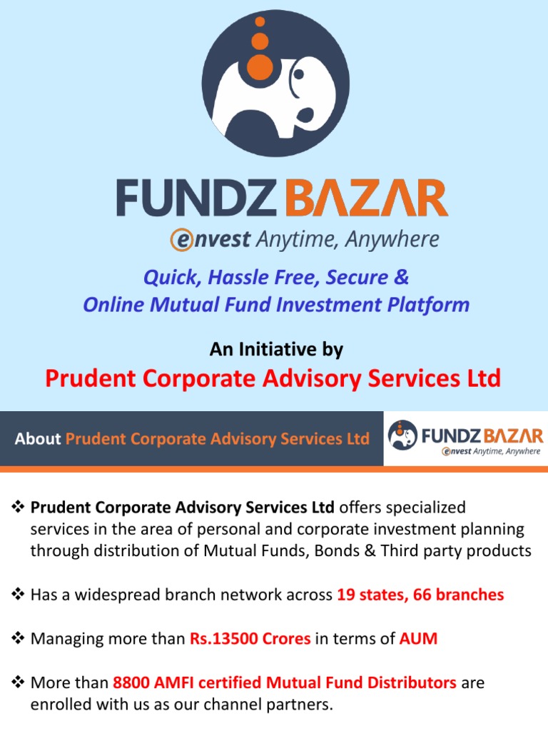 FundzBazar-An Online Mutual Fund Investment Platform | PDF