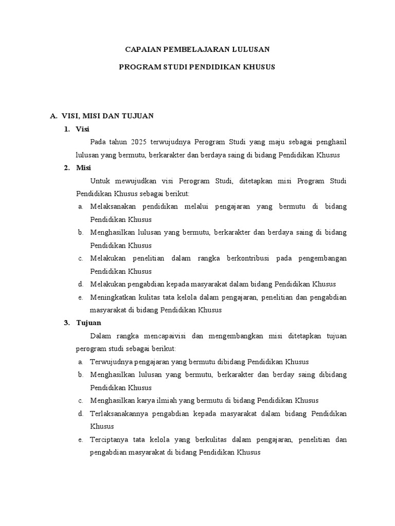 CPL Prodi PKH UNTIRTA | PDF