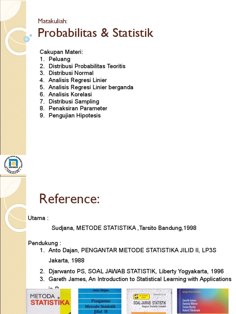 Probabilitas & Statistik Mahasiswa | PDF