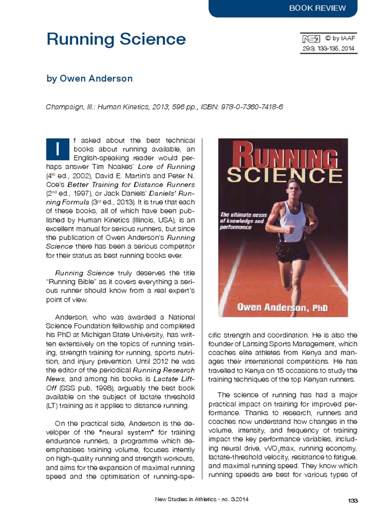 Running Science by Owen Anderson Book Review | PDF | Wellness