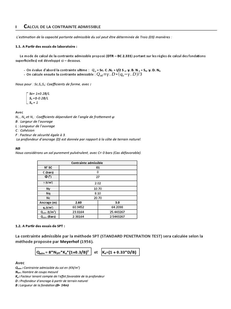 Ain Benian - Calcul A 3.0 M | PDF