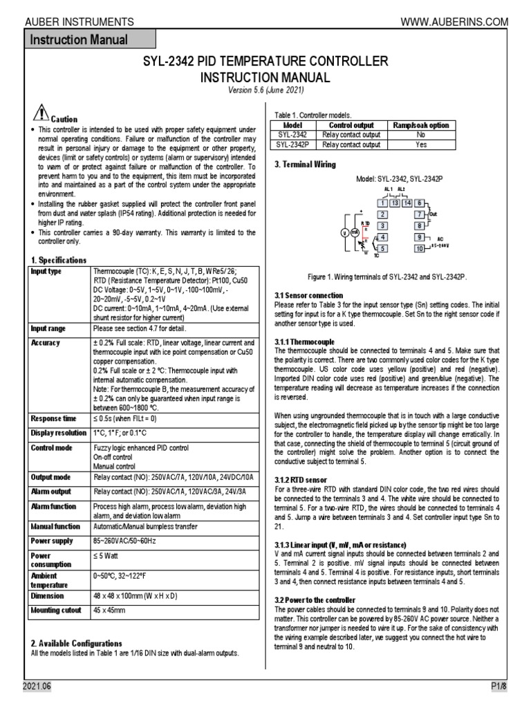 SYL-2342 Manual | PDF | Technology & Engineering
