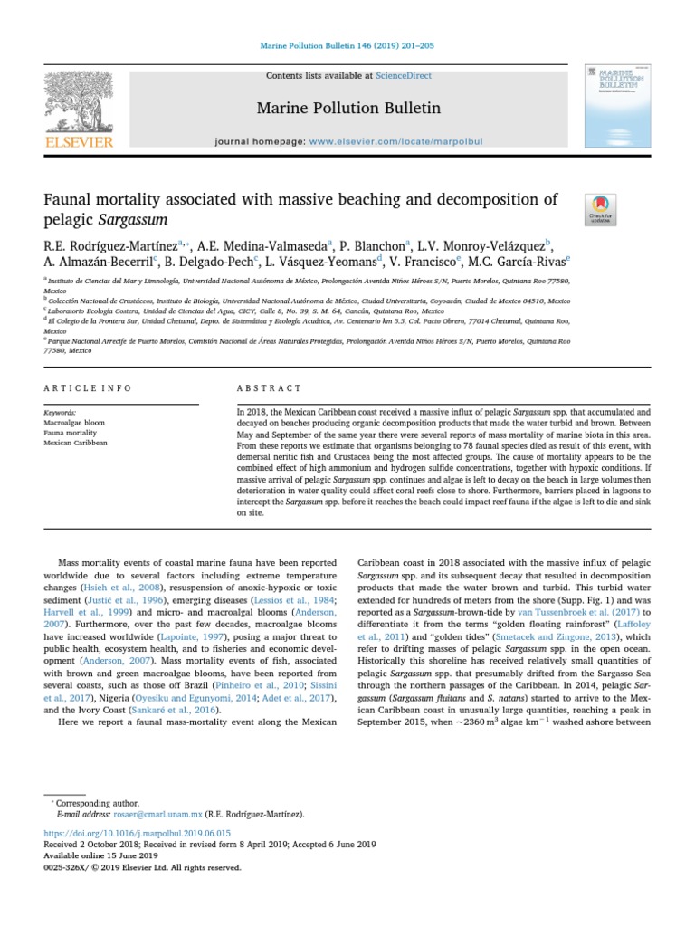 Rodríguez-Martínez Et Al 2019 | PDF