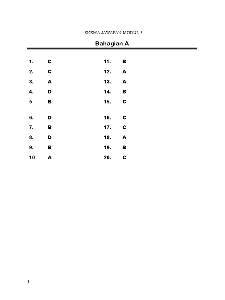 Modul 3 Skema Pdf