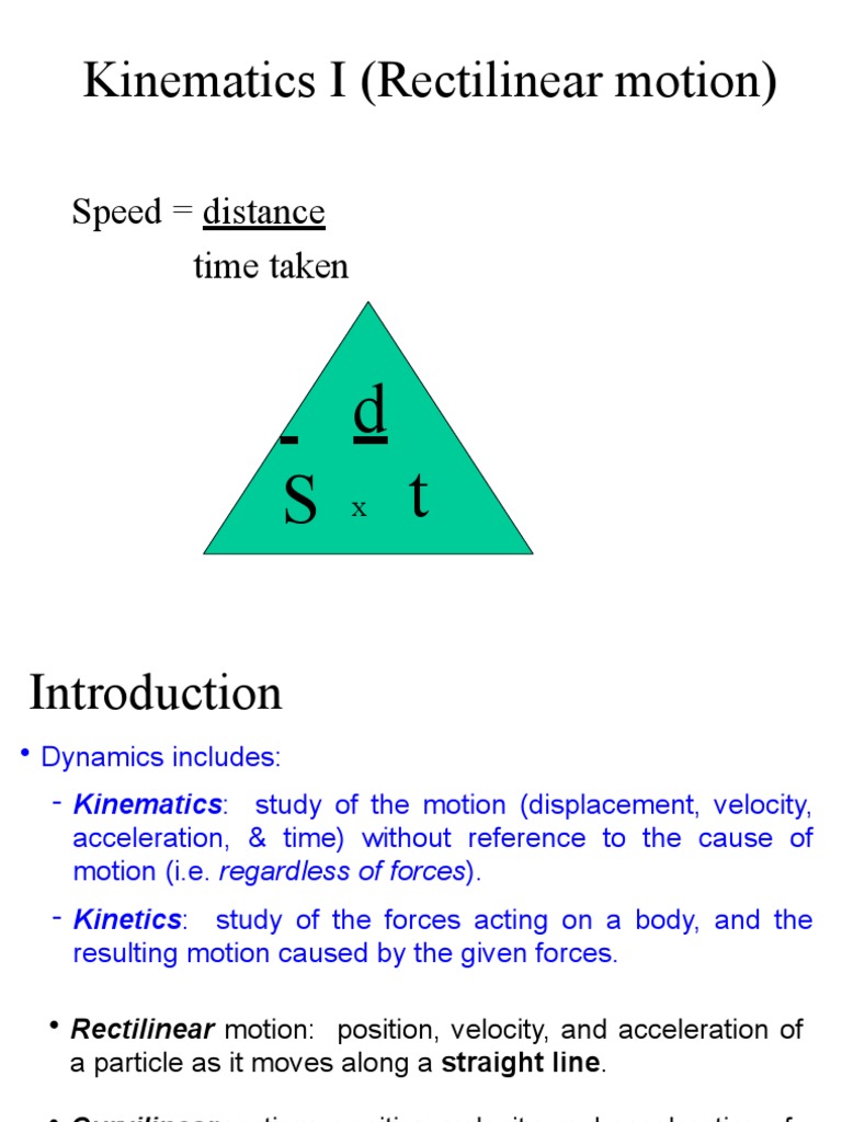 Kinematics | PDF | Acceleration | Velocity