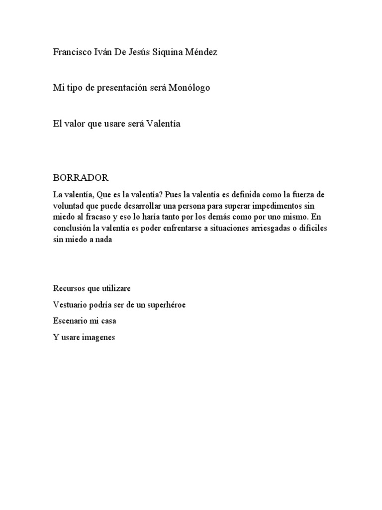El Valor de la Valentía | PDF | Crecimiento personal y profesional