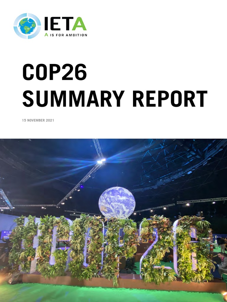 COP26 Summary Report | PDF