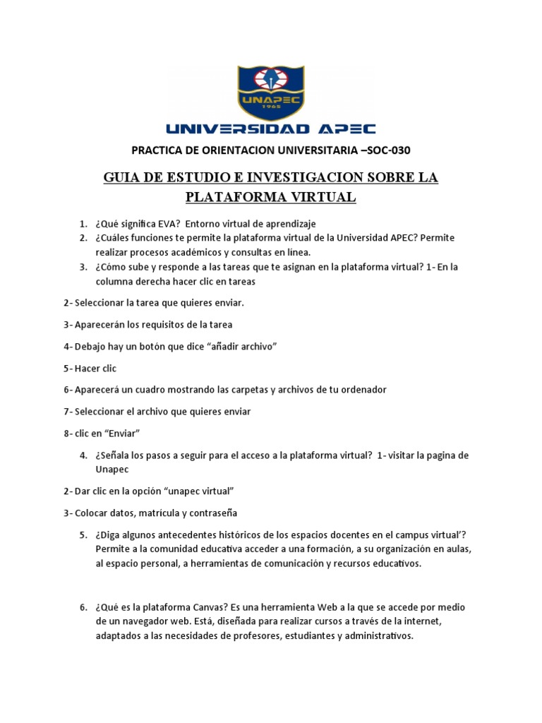 Practica Sobre La Plataforma Virtual | PDF | Internet | Modificación de ...