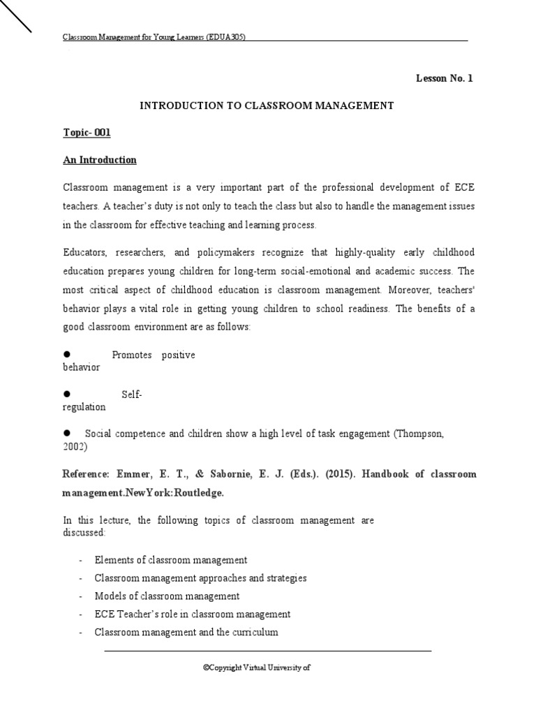 EDU A305 Complete Handouts | PDF