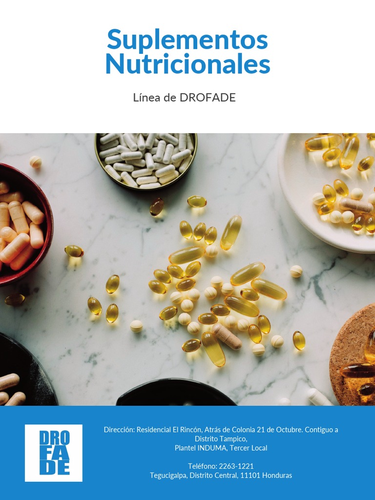 Vademecum Suplementos Nutricionales | PDF