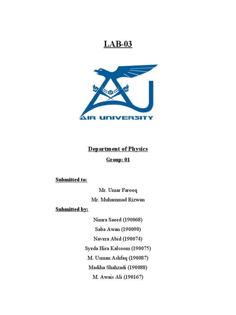 Lab Report Final Awais Pdf