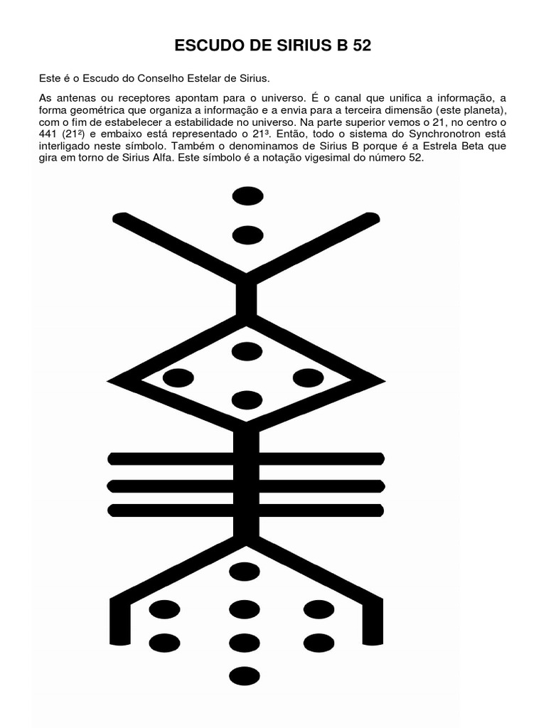 Escudo do Conselho Estelar de Sirius B | PDF | Ciências Sociais
