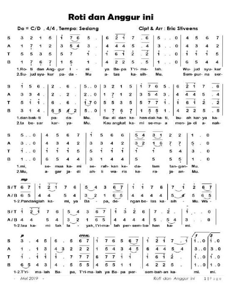 Roti Dan Anggur Ini | PDF
