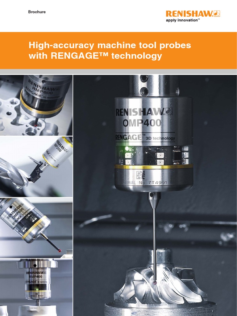 H-2000-8309 High-Accuracy Machine Tool Probes With RENGAGE Technology ...