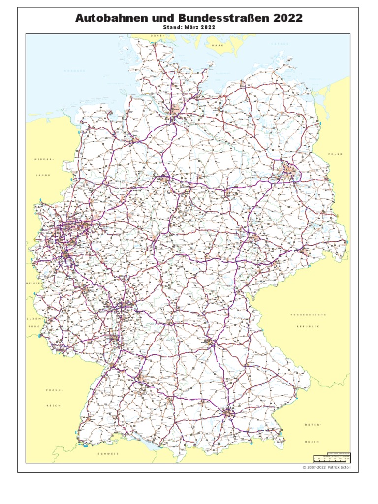 Arch Autobahnkarte Mit AS | PDF